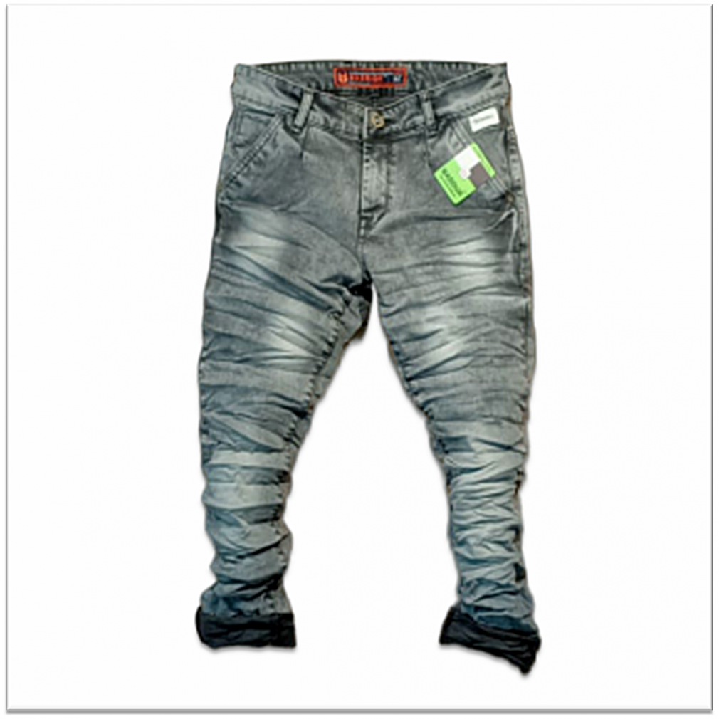 Buy 3 Colour Wholesale Men Denim Stretch Wrinkle Jeans Wholesale Rs.