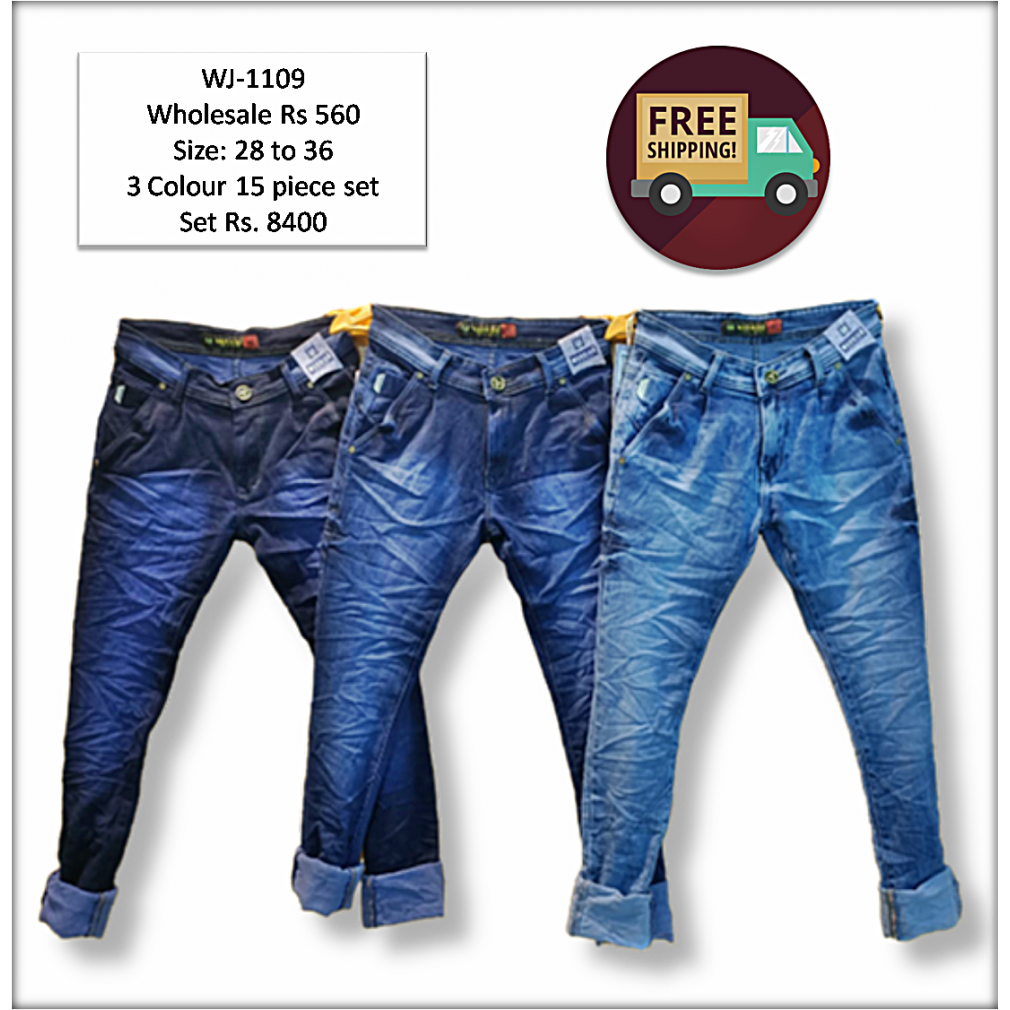 Buy Wholesale Stylish Straight Drawstring Mens Jeans