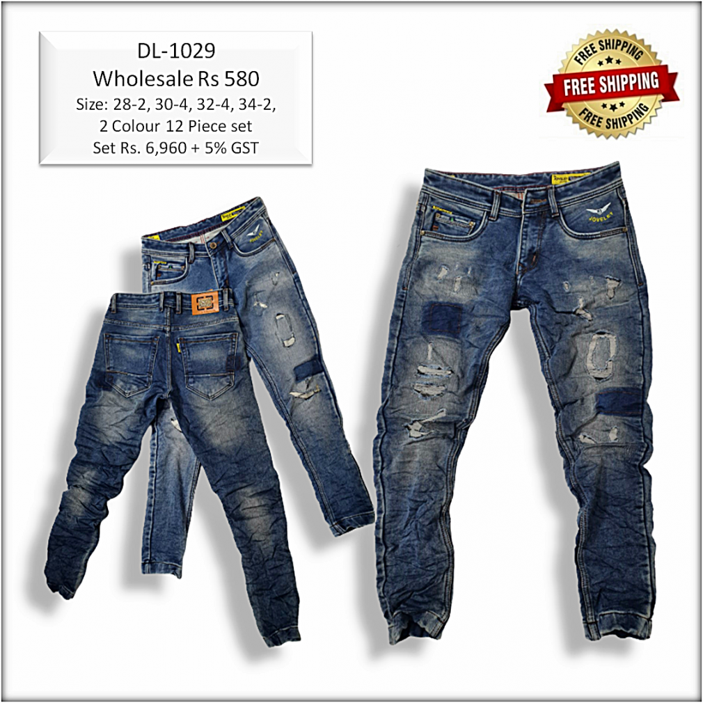 Wholesale Online Buy Men Relaxed Fit repeat jeans jeanswholesaler.in